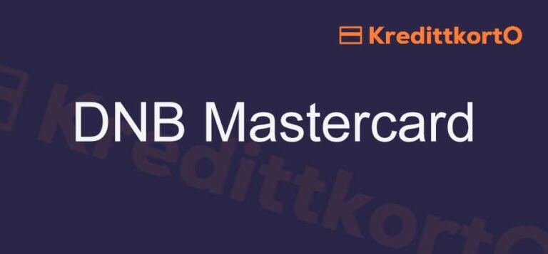 DNB Mastercard - Hvor bra er kortet? Les og sammenlign kortet