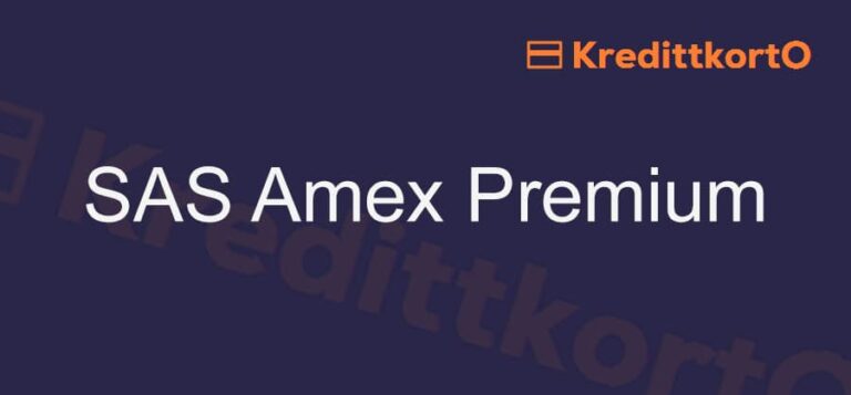 SAS Amex Premium gir eurobonuspoeng- Hvor bra er kortet?
