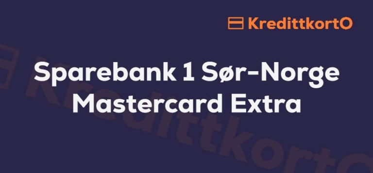 SpareBank 1 Sør-Norge Mastercard Extra omtale - Sammenlign nå